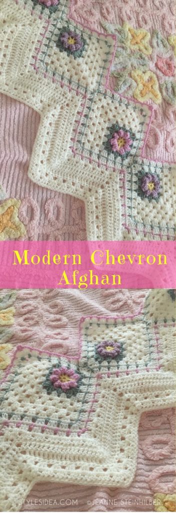 Modern Chevron Afghan Free Crochet Pattern - Styles Idea