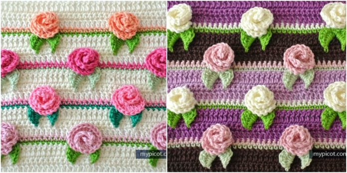 Rosebud Crochet Stitch free Pattern - Styles Idea