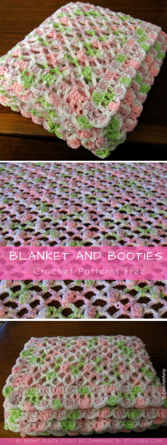 Blanket Booties Blanket Baby Solids Crochet Pattern Free - Styles Idea