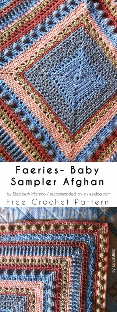 Faeries Baby Sampler Afghan Free Crochet Pattern - Styles Idea