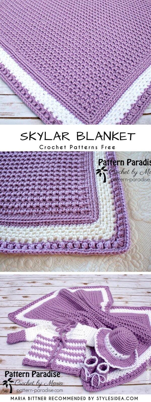 Skylar Blanket Crochet Pattern Free - Styles Idea