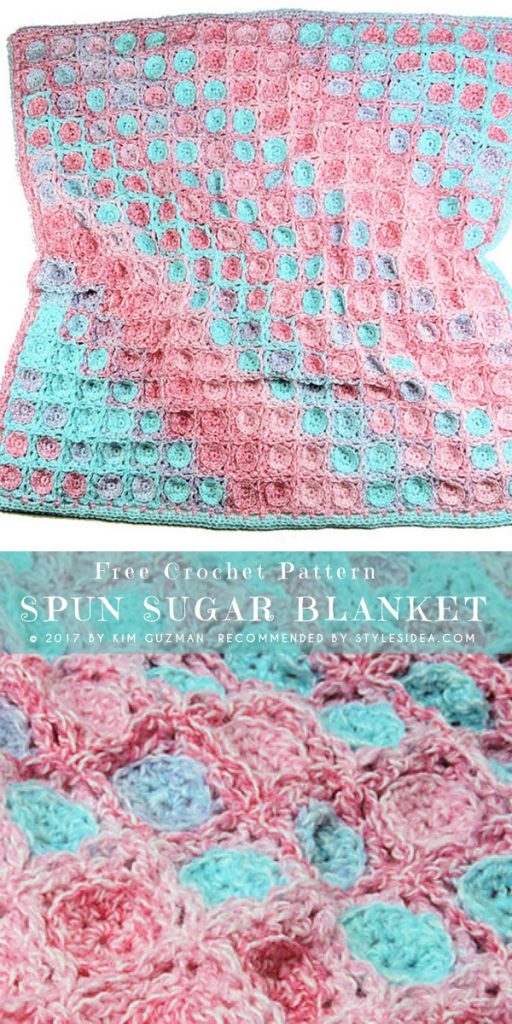 Spun Sugar Blanket Crochet Pattern Free - Styles Idea