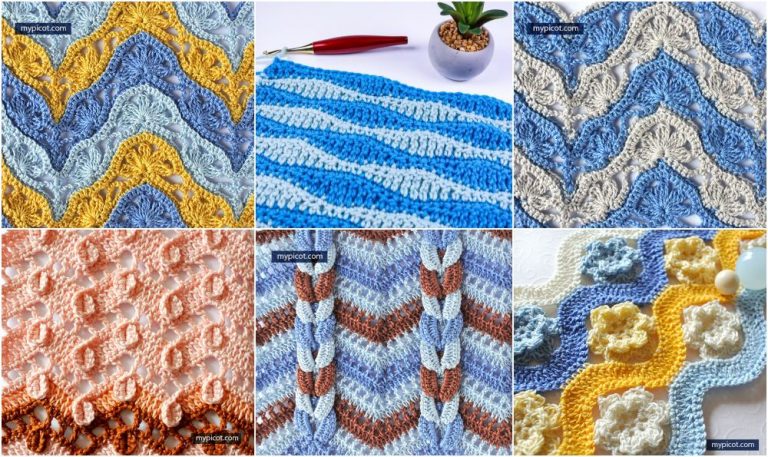 Wave Stitches Collection Crochet Patterns Free - Styles Idea