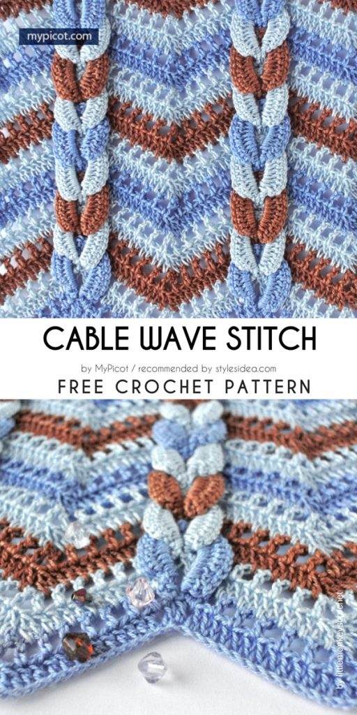 Wave Stitches Collection Crochet Patterns Free - Styles Idea