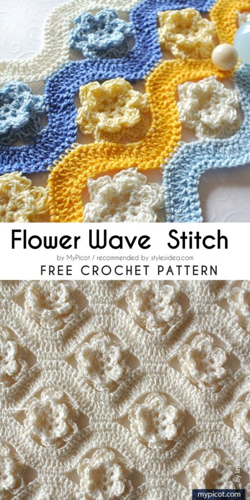 Wave Stitches Collection Crochet Patterns Free - Styles Idea