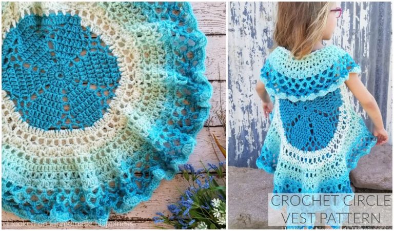 Circle Vest Crochet Pattern Free - Styles Idea