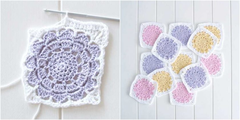 Flower Power Granny Square Crochet Pattern Free - Styles Idea
