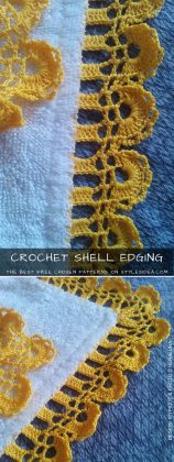 Shell Edging Crochet Pattern Free - Styles Idea