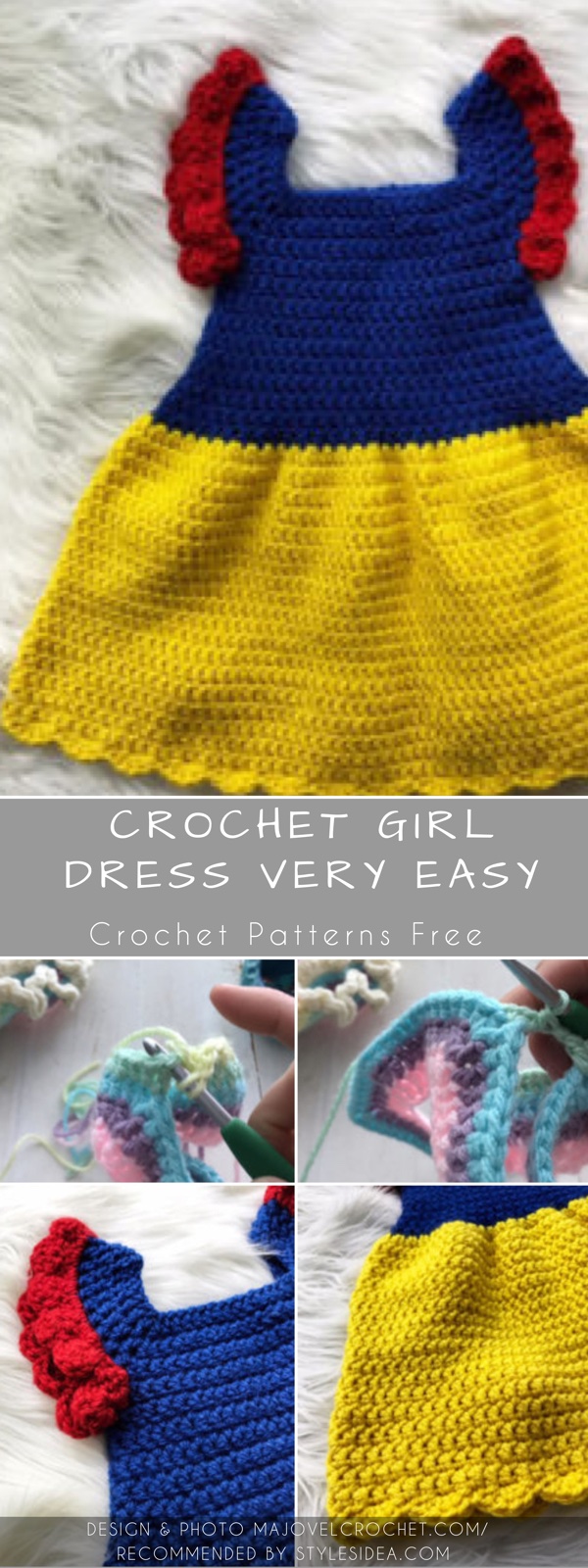 Snow White Dress Crochet Pattern Free - Styles Idea